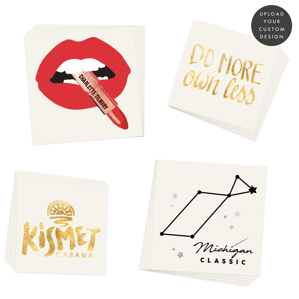 Custom Metallic Temporary Tattoos | FLASH TATTOOS® – Flash Tattoos