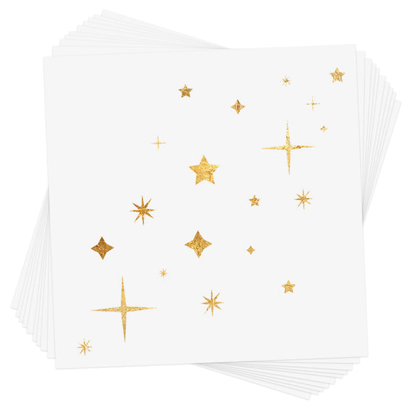 TWINKLE AND SHINE | METALLIC FACE TEMPORARY TATOOS | FLASH TATTOOS ...