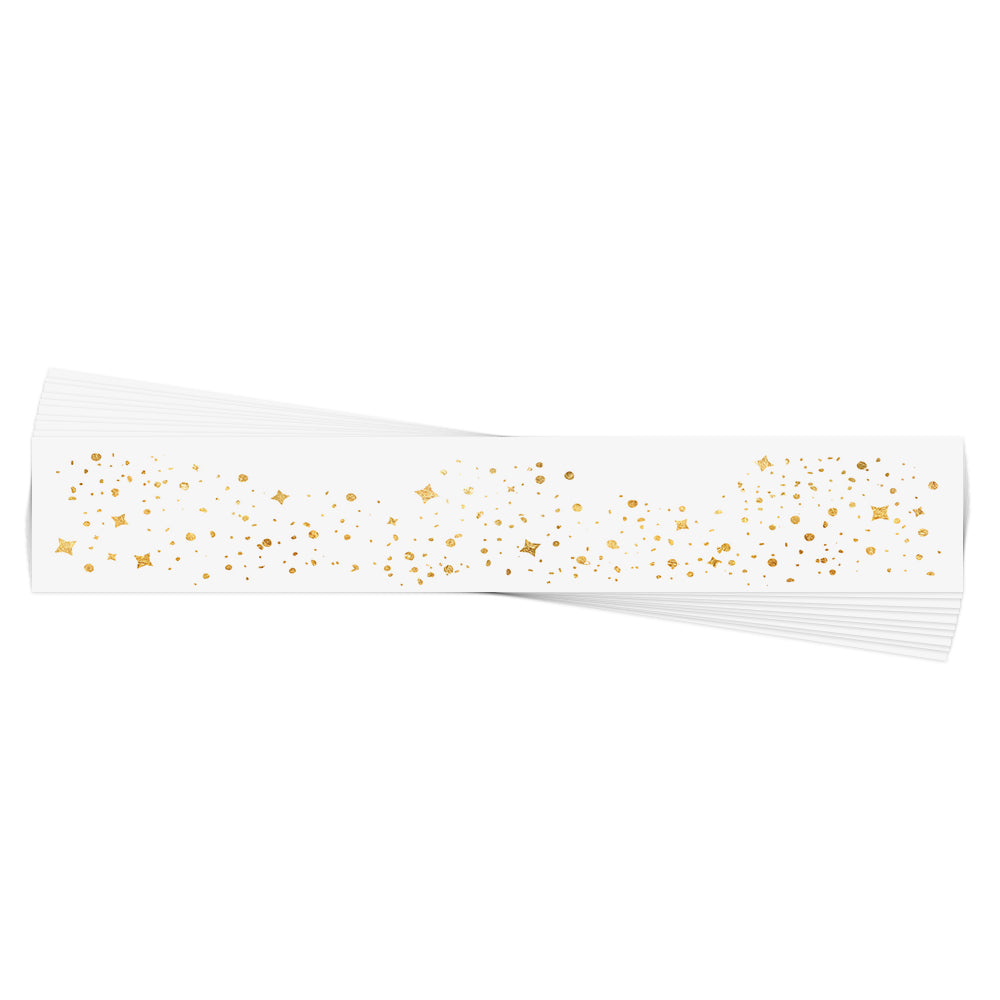 GALACTIC GOLD FACE FRECKLE | METALLIC FACE FLASH TATTOOS® – Flash Tattoos